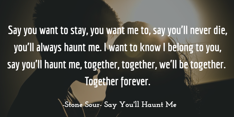 Romantic Love Quotes from Metal Songs - EnkiQuotes